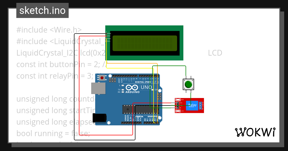 Time Count Wokwi Esp32 Stm32 Arduino Simulator 