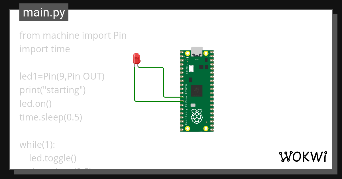 Led Blinking Wokwi Esp32 Stm32 Arduino Simulator