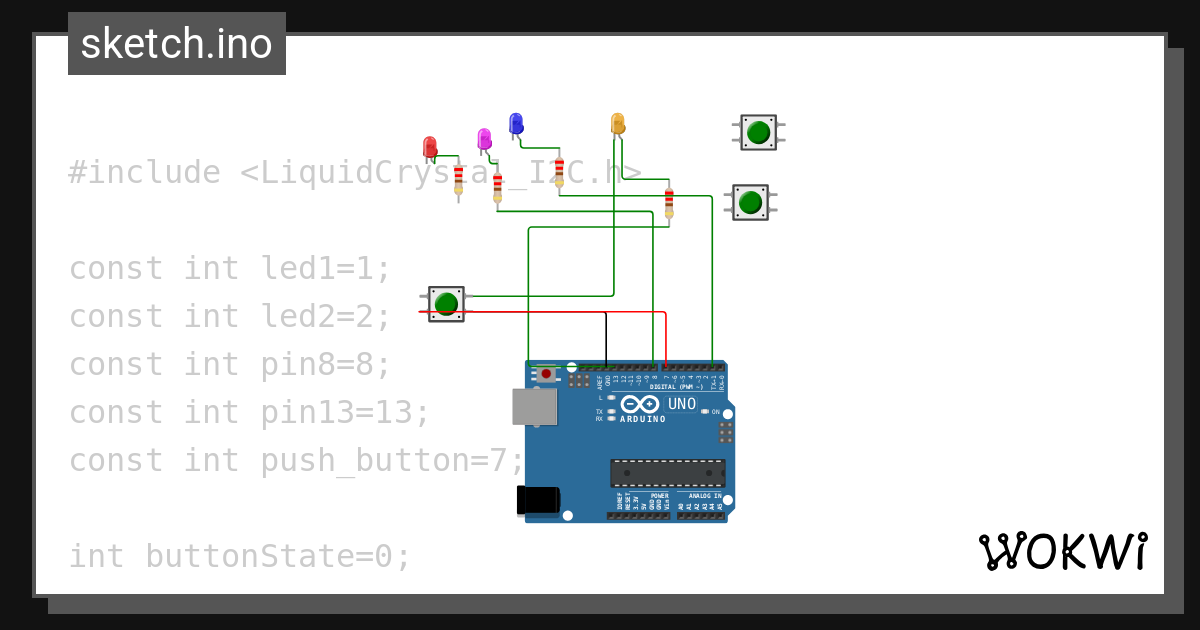 Led High And Low Wokwi Esp32 Stm32 Arduino Simulator 9858