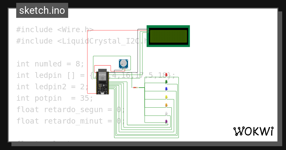 Pruebas De Led Final Wokwi Esp32 Stm32 Arduino Simulator