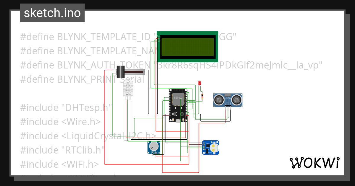 PROJEK IOT SUMATIF Della tester - Wokwi ESP32, STM32, Arduino Simulator