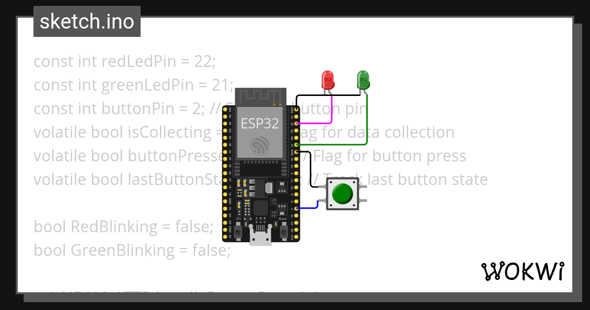 Task 4.1: Push Button Control for Sensor Data - Wokwi ESP32, STM32 ...