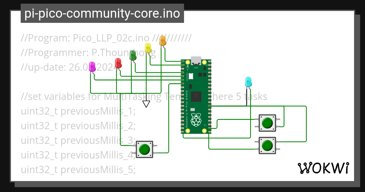 การบ้าน Wokwi Esp32 Stm32 Arduino Simulator 
