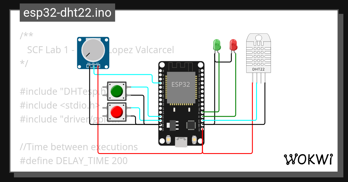 SCF LAB 1 - Wokwi ESP32, STM32, Arduino Simulator
