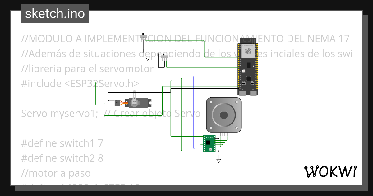 AVANCE GAANT SEMANA 8 - MODULO A - Wokwi ESP32, STM32, Arduino Simulator