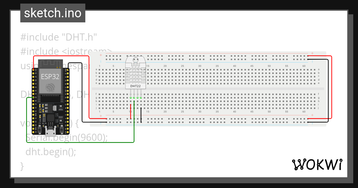DHT22.m - Wokwi ESP32, STM32, Arduino Simulator