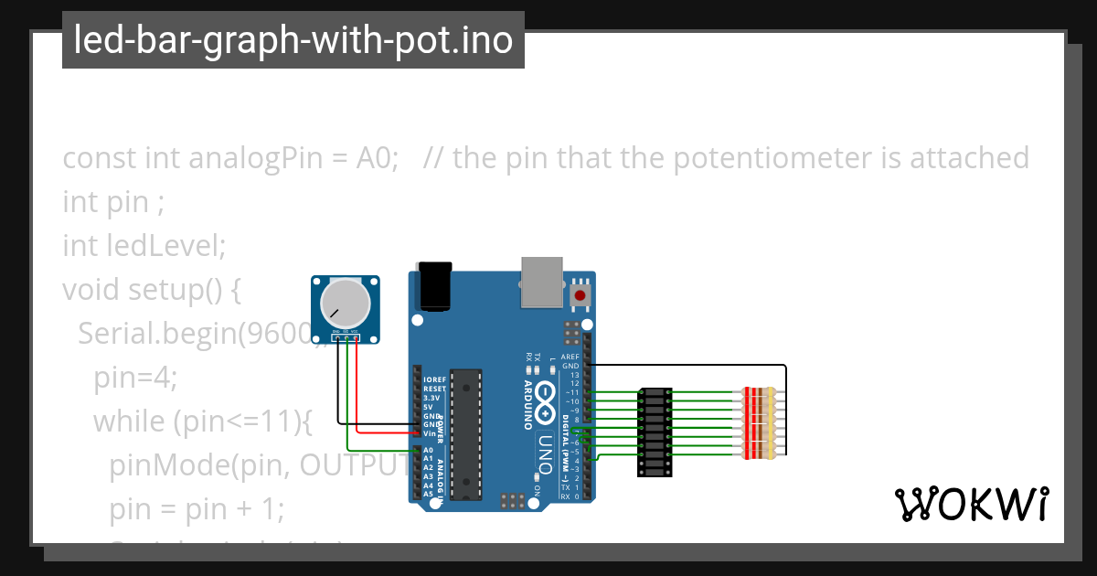 led-bar-graph-with-pot.ino Copy - Wokwi ESP32, STM32, Arduino Simulator