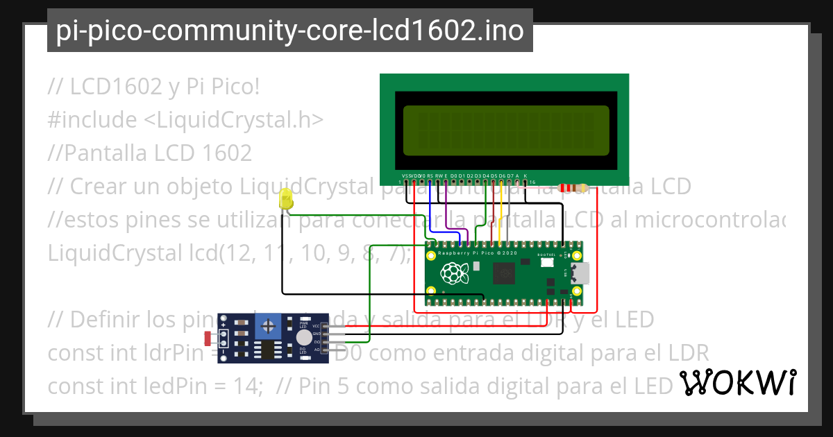 pi-pico-ldr-lcd-led.ino Copy - Wokwi ESP32, STM32, Arduino Simulator