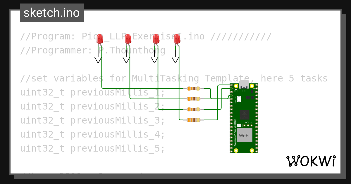 Ex1 Wokwi Esp32 Stm32 Arduino Simulator 7890