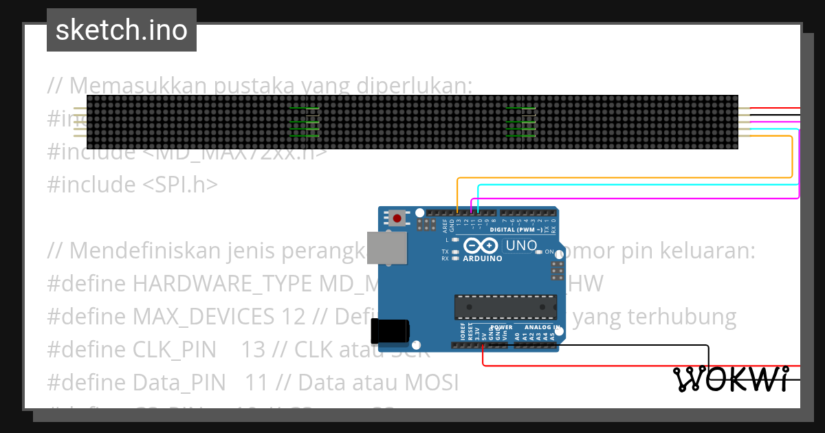 DUNIA CLAY MASK - Wokwi ESP32, STM32, Arduino Simulator