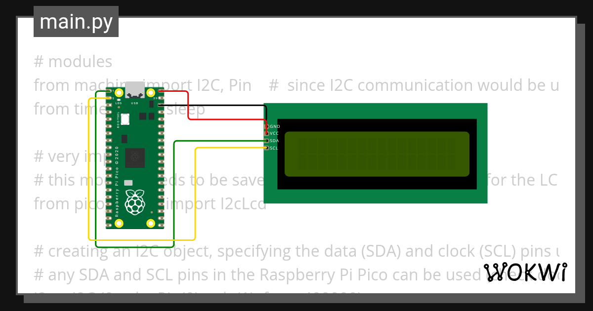 Helina Camara 9J - LCD Task - Wokwi ESP32, STM32, Arduino Simulator