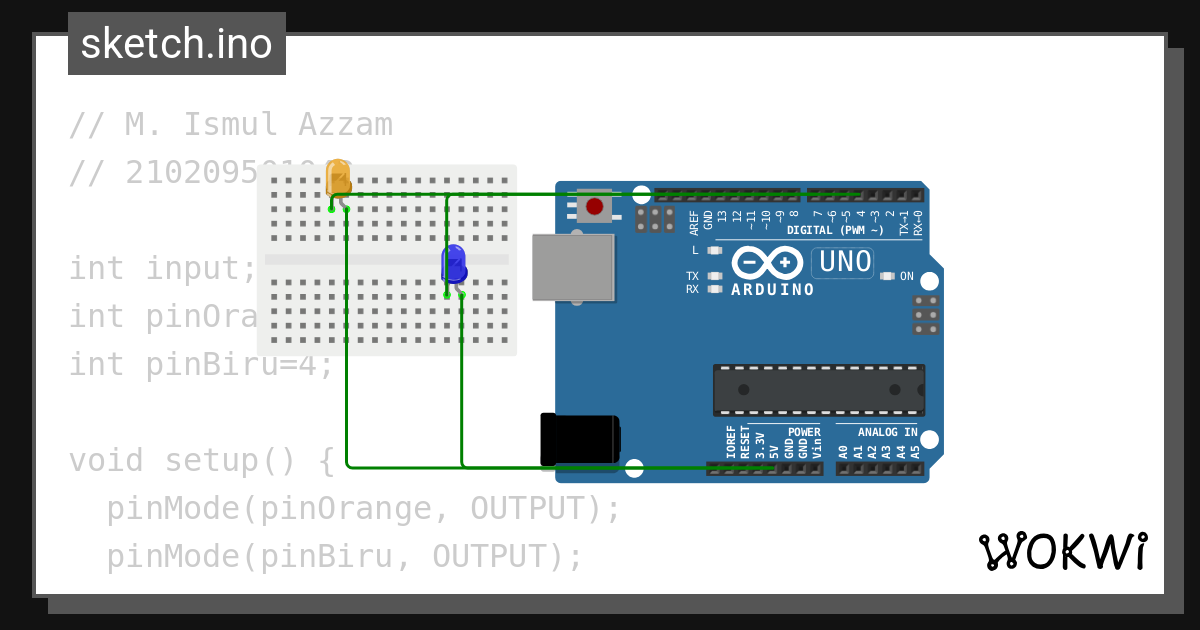 Tugas 3 Bagian 1 Wokwi Esp32 Stm32 Arduino Simulator 5387