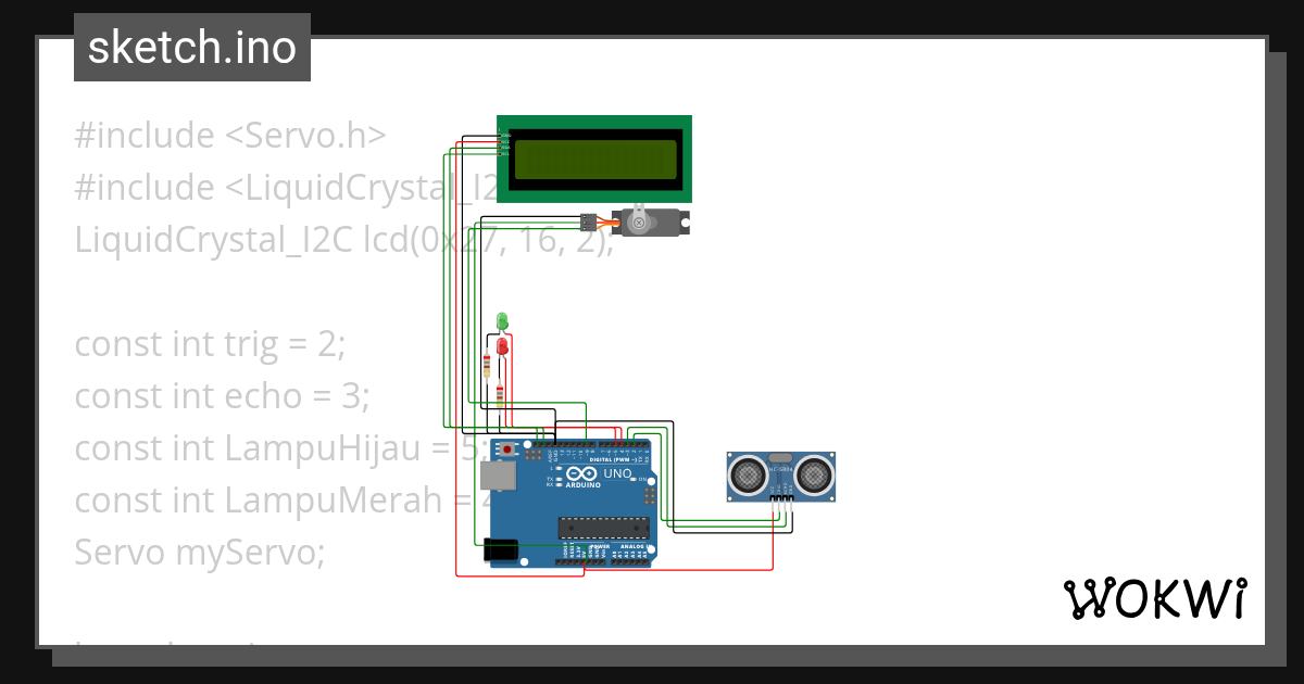 Proyek_Tol - Wokwi ESP32, STM32, Arduino Simulator