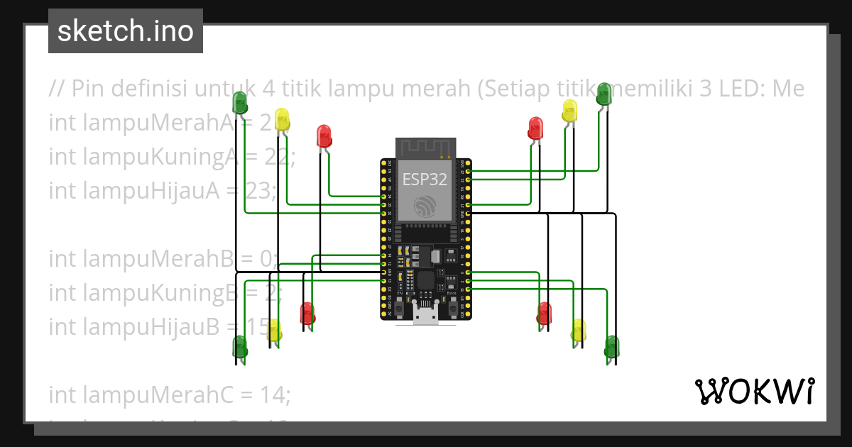 Wokwi - Online ESP32, STM32, Arduino Simulator
