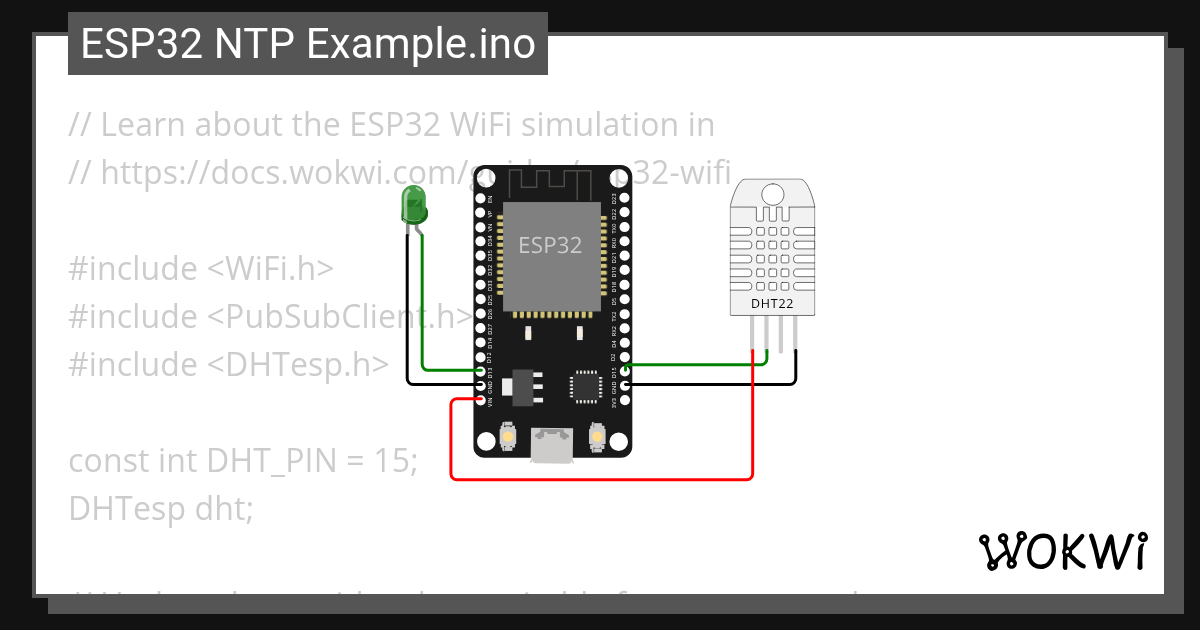 ESP32 NTP with DST Copy - Wokwi ESP32, STM32, Arduino Simulator
