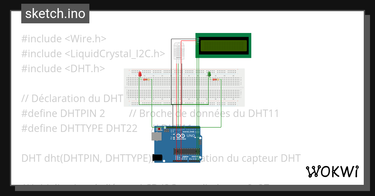 PROJET BRANCHEMENT - Wokwi ESP32, STM32, Arduino Simulator