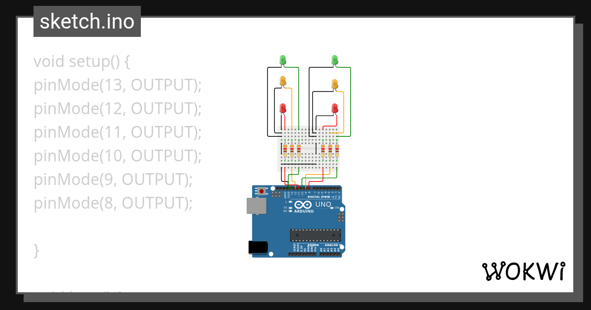 Dossemaforo Wokwi Esp32 Stm32 Arduino Simulator 6422