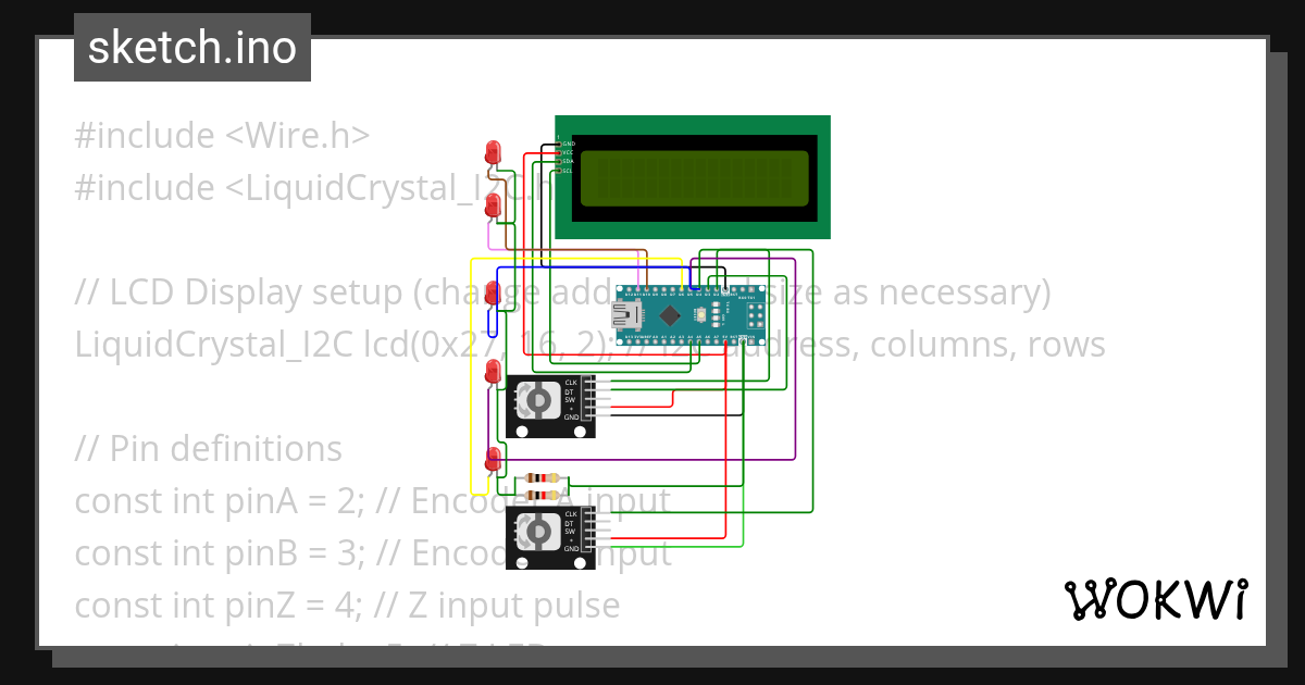 ENCODER DISPLAU AND CONTROL2 Copy (2) - Wokwi ESP32, STM32, Arduino ...
