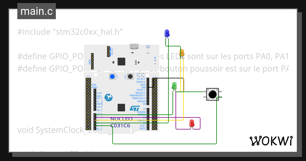 Td_GPIO_P2 - Wokwi ESP32, STM32, Arduino Simulator
