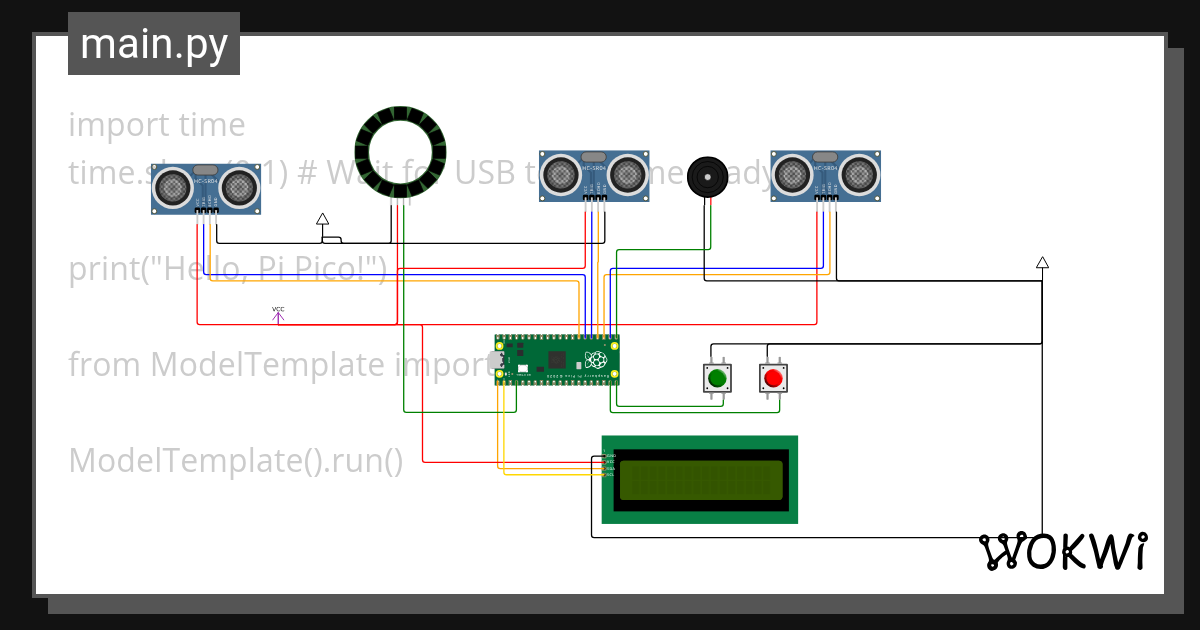 Group 2 Car Sensor - Wokwi ESP32, STM32, Arduino Simulator