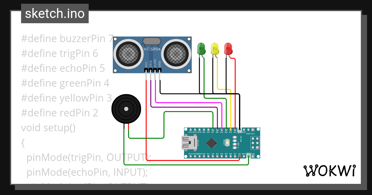 Sensor Jarak Nita Salsabila XII IPA 1 - Wokwi ESP32, STM32, Arduino Simulator