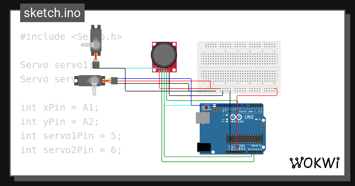 Servo And Joystick Proj Wokwi Esp32 Stm32 Arduino Simulator 1949