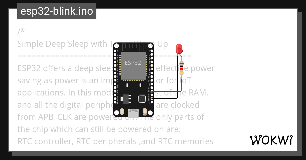 Wokwi - Online ESP32, STM32, Arduino Simulator