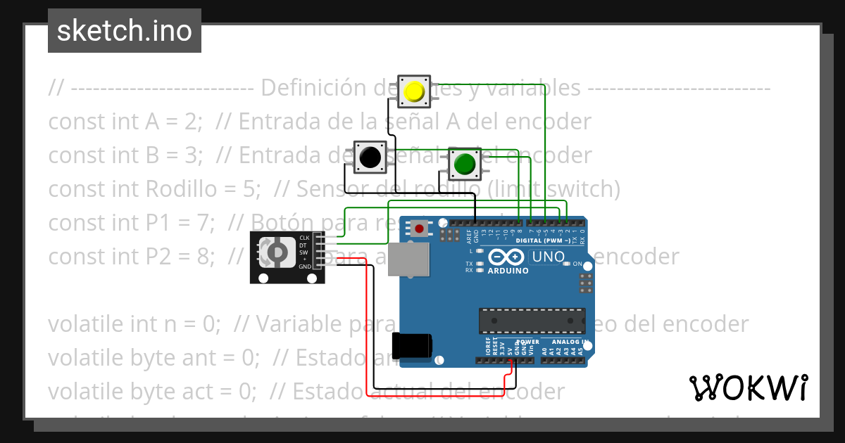 Encoder Copy2 - Wokwi ESP32, STM32, Arduino Simulator
