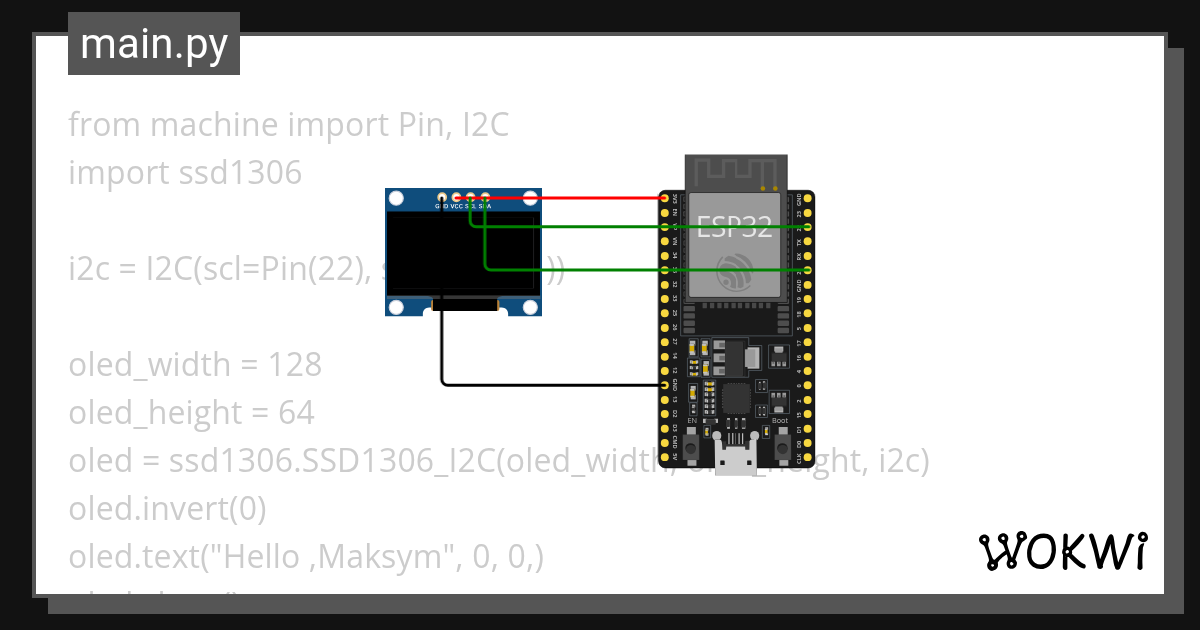 DZ 1.1 - Wokwi ESP32, STM32, Arduino Simulator
