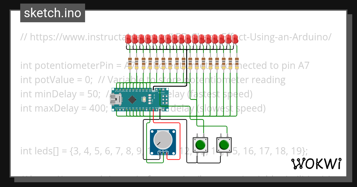 Arduino_LEDS_Chaser_PotSpeed Copy (4) - Wokwi ESP32, STM32, Arduino Simulator