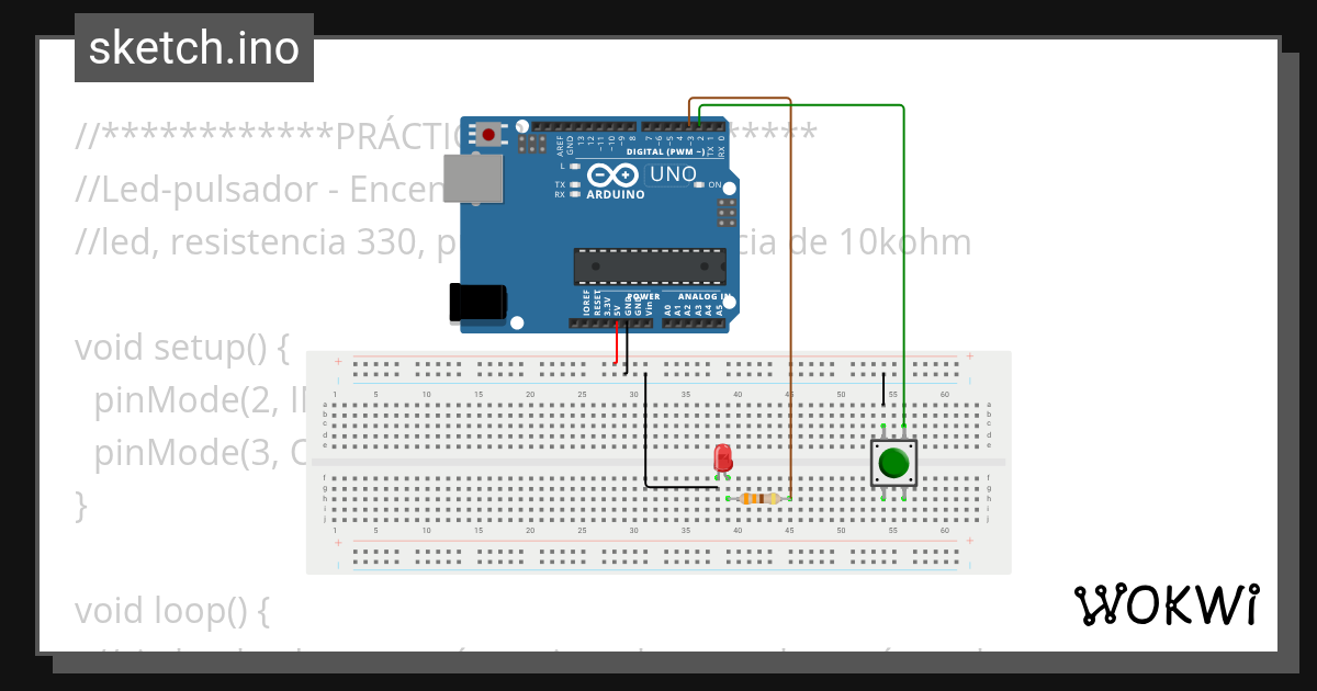 led-pulsador Copy - Wokwi ESP32, STM32, Arduino Simulator led-pulsador Copy - Wokwi ESP32, STM32, Arduino Simulator