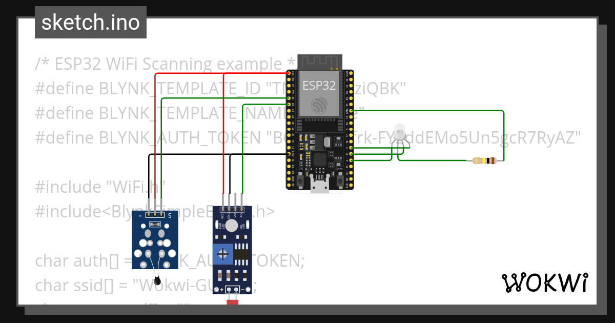 Blynk Sample Wokwi Esp32 Stm32 Arduino Simulator 