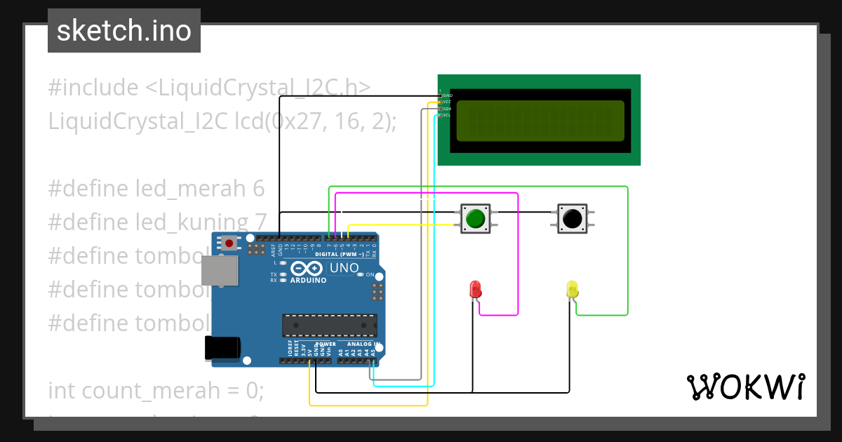LED LOGIC Copy - Wokwi ESP32, STM32, Arduino Simulator