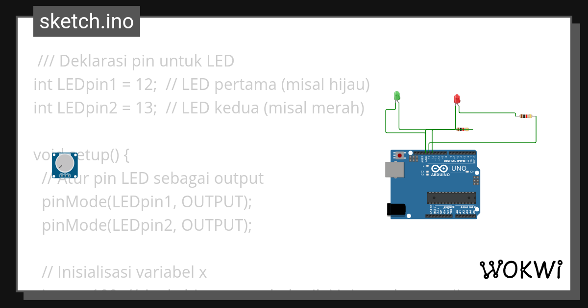 Percabangan Wokwi Esp32 Stm32 Arduino Simulator 