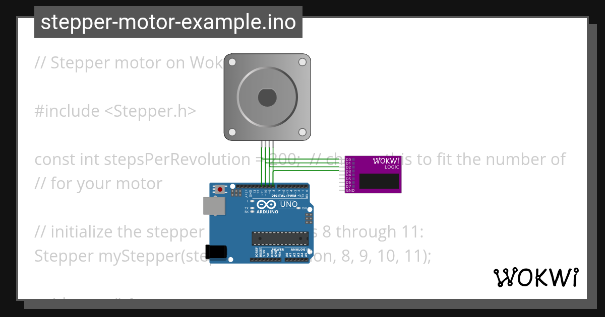 Stepper Motor O Copy Wokwi Esp32 Stm32 Arduino Simulator 0814