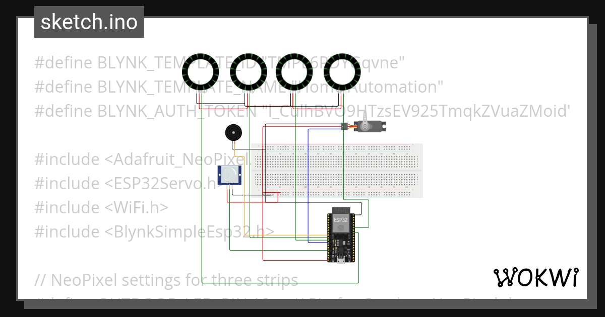 Home Automation Wokwi Esp32 Stm32 Arduino Simulator 4945