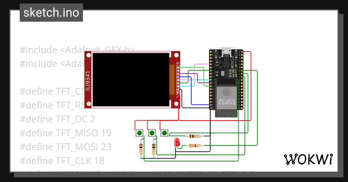 Binarios - Wokwi ESP32, STM32, Arduino Simulator