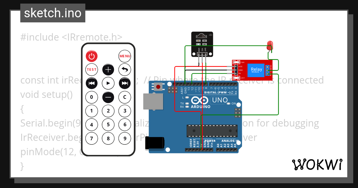relay - Wokwi ESP32, STM32, Arduino Simulator