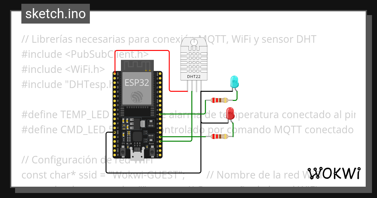 Esp DHT MQTTX rev1 alarm_comm - Wokwi ESP32, STM32, Arduino Simulator