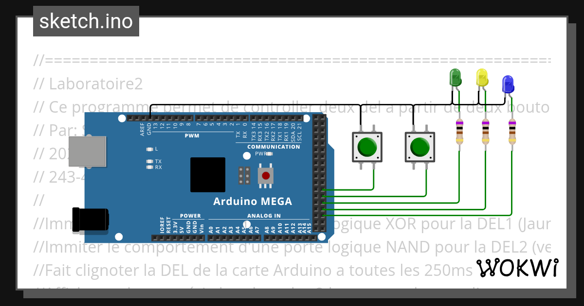 Fonction Logique Corrige Wokwi Esp32 Stm32 Arduino Simulator 5949