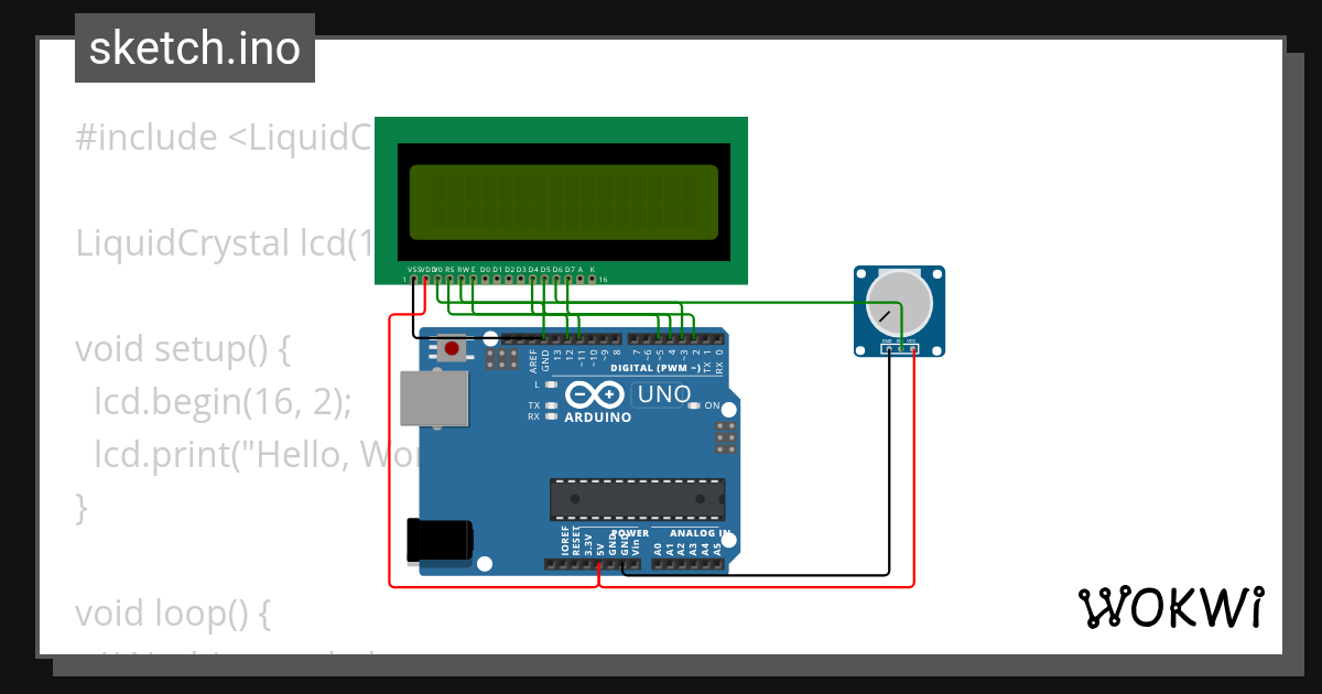 Lcd Ecran Wokwi Esp32 Stm32 Arduino Simulator 3469