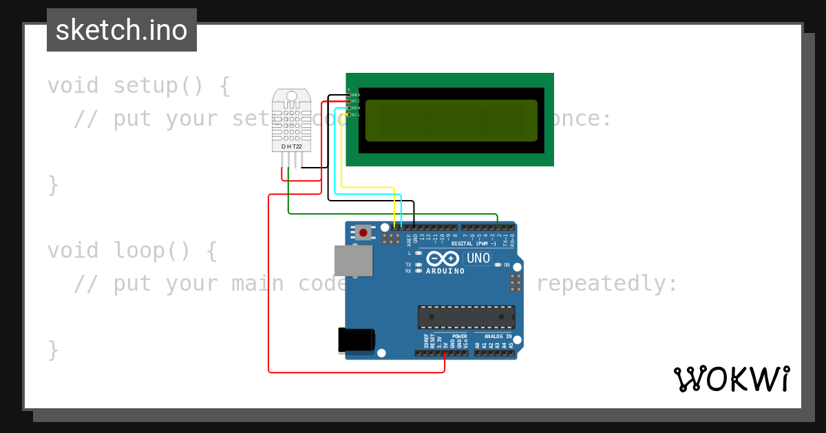 ARDUINO DGN UNSUR SUHU DHEA - Wokwi ESP32, STM32, Arduino Simulator ARDUINO DGN UNSUR SUHU DHEA - Wokwi ESP32, STM32, Arduino Simulator