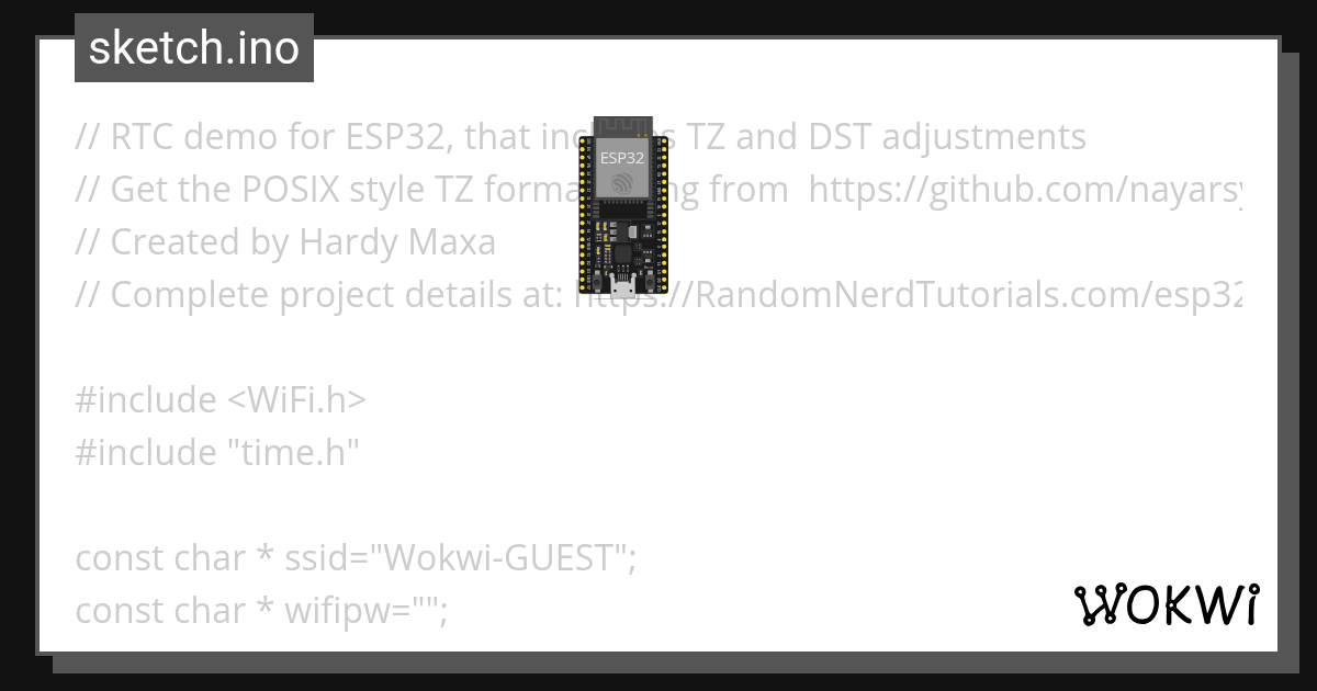 Wokwi - Online ESP32, STM32, Arduino Simulator