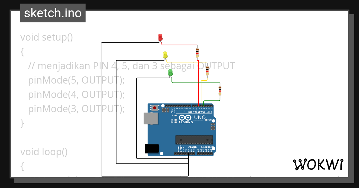 lampu lalu lintas FITRIYANA XII.7 - Wokwi ESP32, STM32, Arduino Simulator