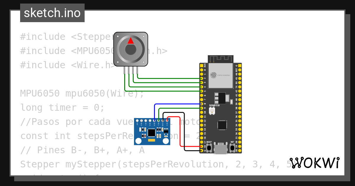 Práctica 3 Apartado 6 Wokwi Esp32 Stm32 Arduino Simulator 4272
