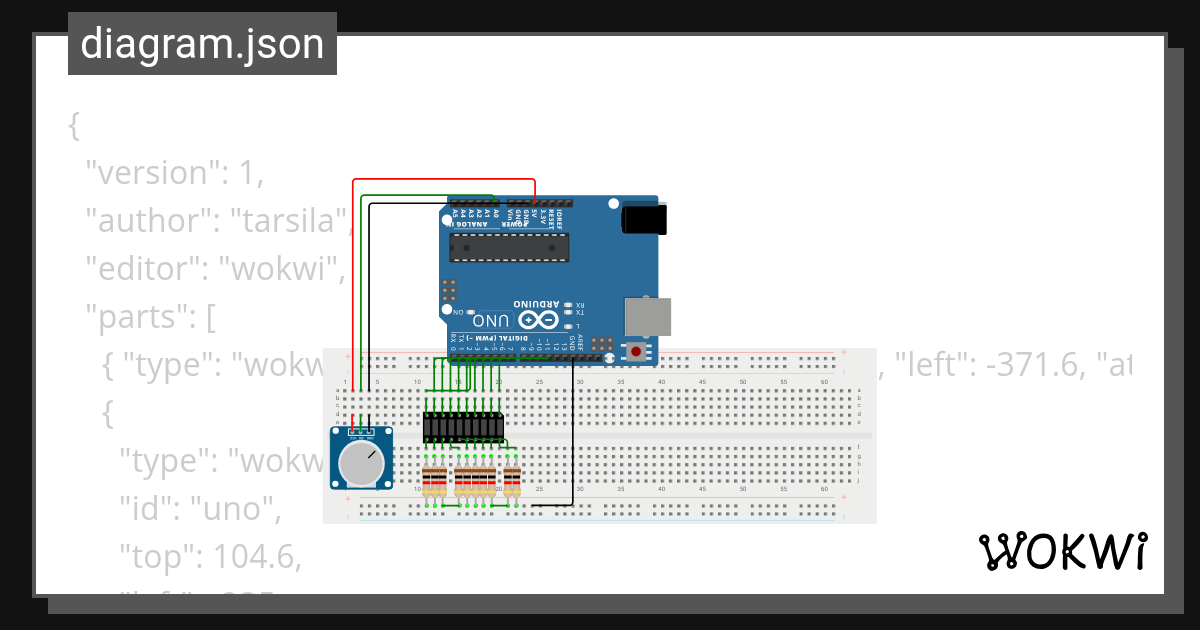 led-bar - Wokwi ESP32, STM32, Arduino Simulator