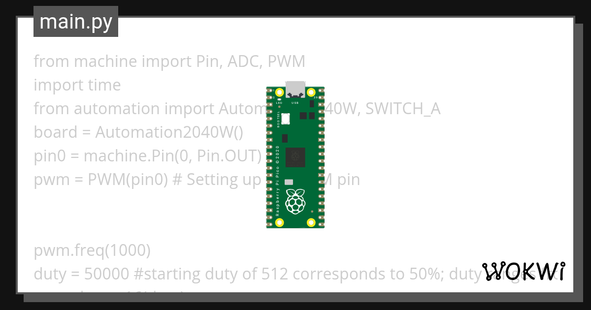 Pwm Test Code Wokwi Esp32 Stm32 Arduino Simulator 4977