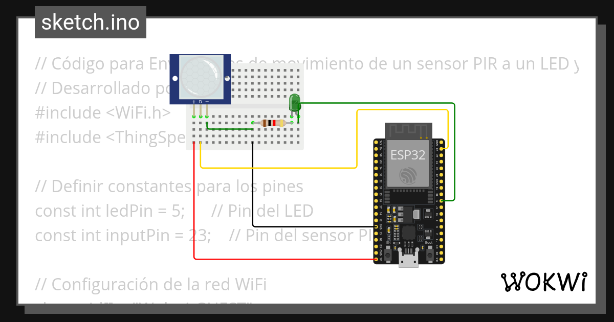 jlo-Iot-movimiento-Pir-Thingspeak - Wokwi ESP32, STM32, Arduino Simulator