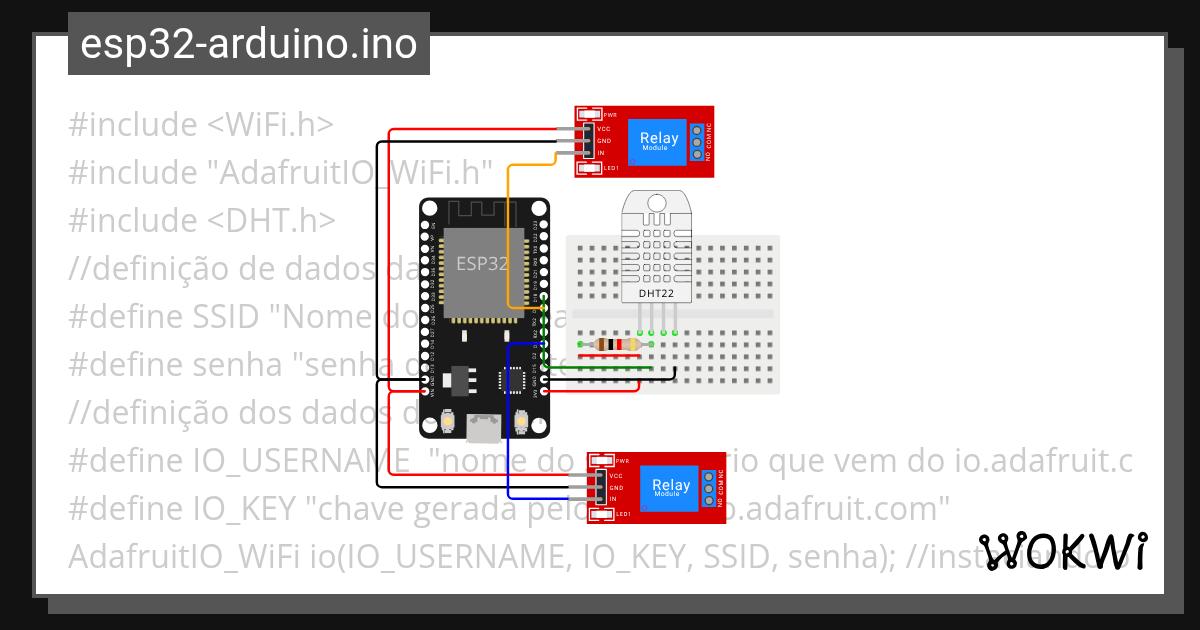 Wokwi - Online ESP32, STM32, Arduino Simulator