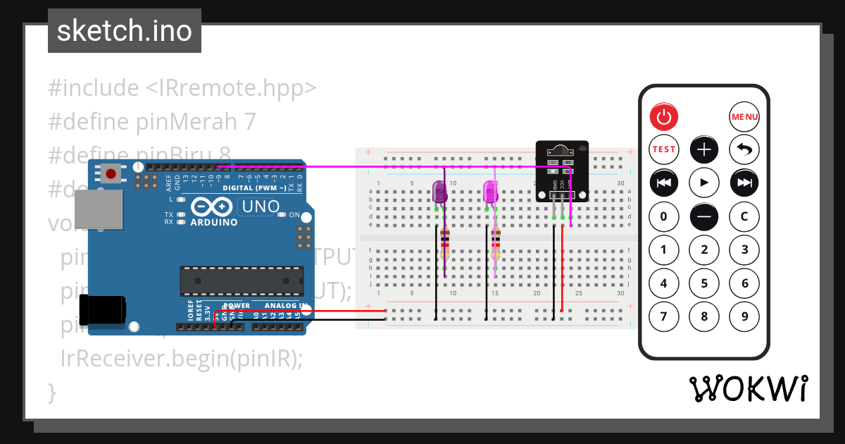 Ir Remotecontrol Nandhita 22 Wokwi Esp32 Stm32 Arduino Simulator